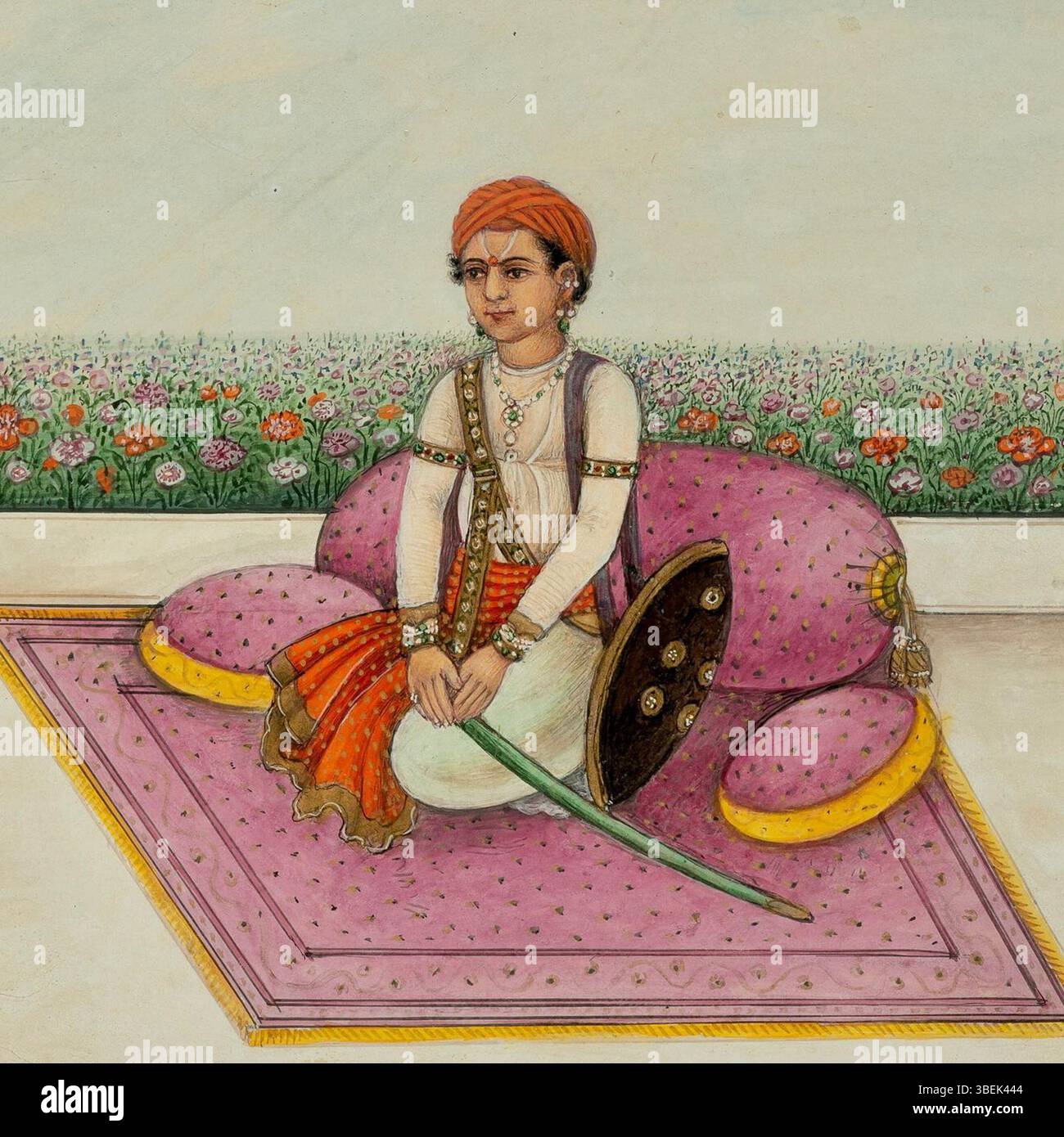 This painting, from James Skinner's *Tazkirat Al-Umara* (1836 ...