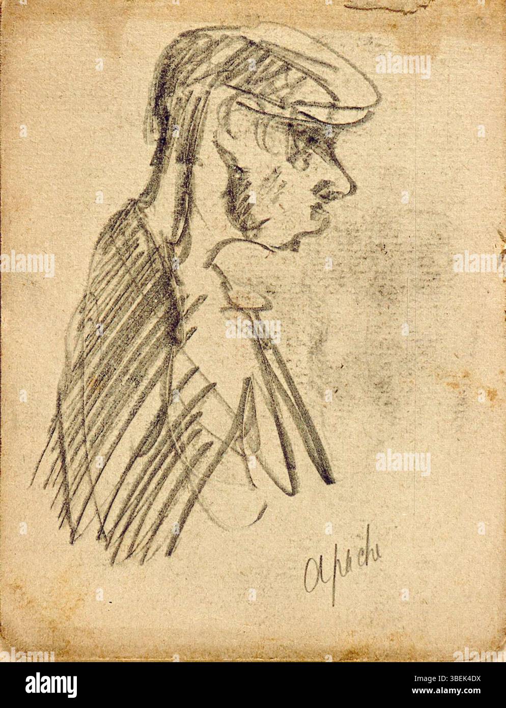 'Apache' by Theo van Doesburg, created circa 1909, is an early example ...