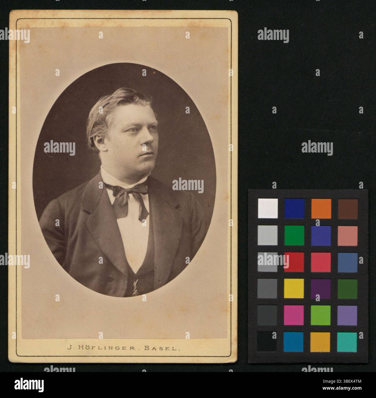 This circa 1899 photograph on a cabinet card features Jakob Probst. The ...