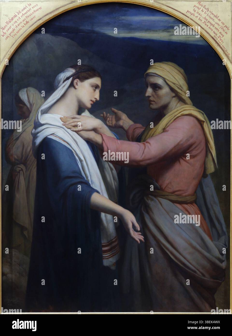 In this 1855 painting by Ary Scheffer, 'Ruth et Noémi' depicts the ...