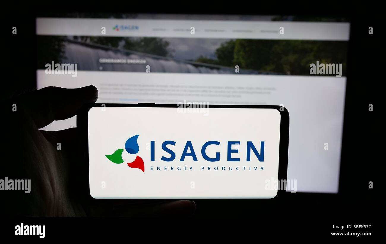 May 5, 2025, Germany: In this photo illustration, a person is holding a ...