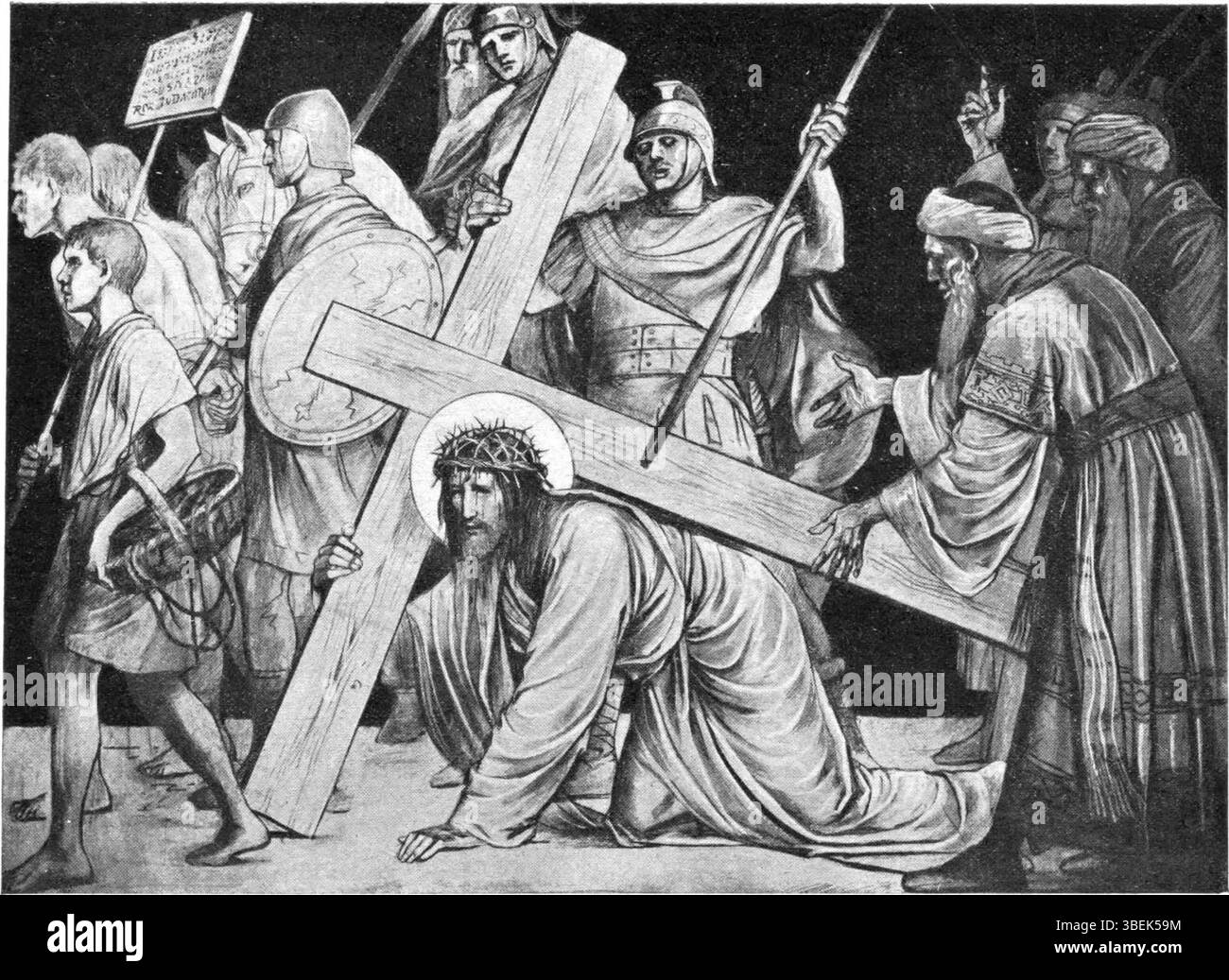 Scène de crucifixion Black and White Stock Photos & Images - Alamy
