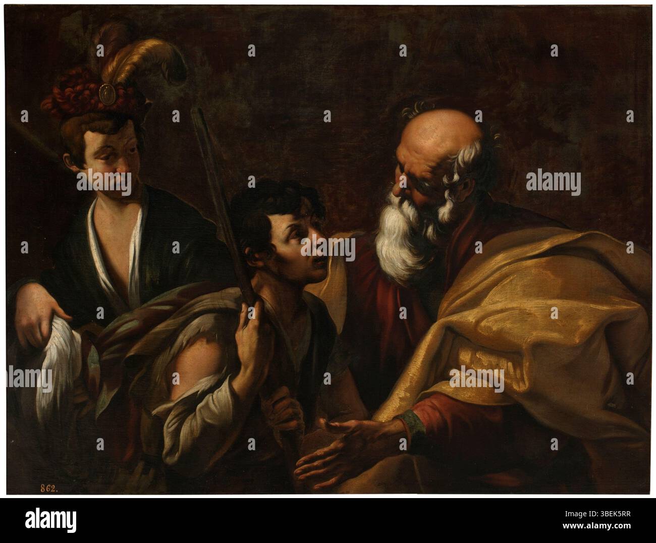 This 17th-century artwork, *El hijo pródigo* (The Prodigal Son), is a ...