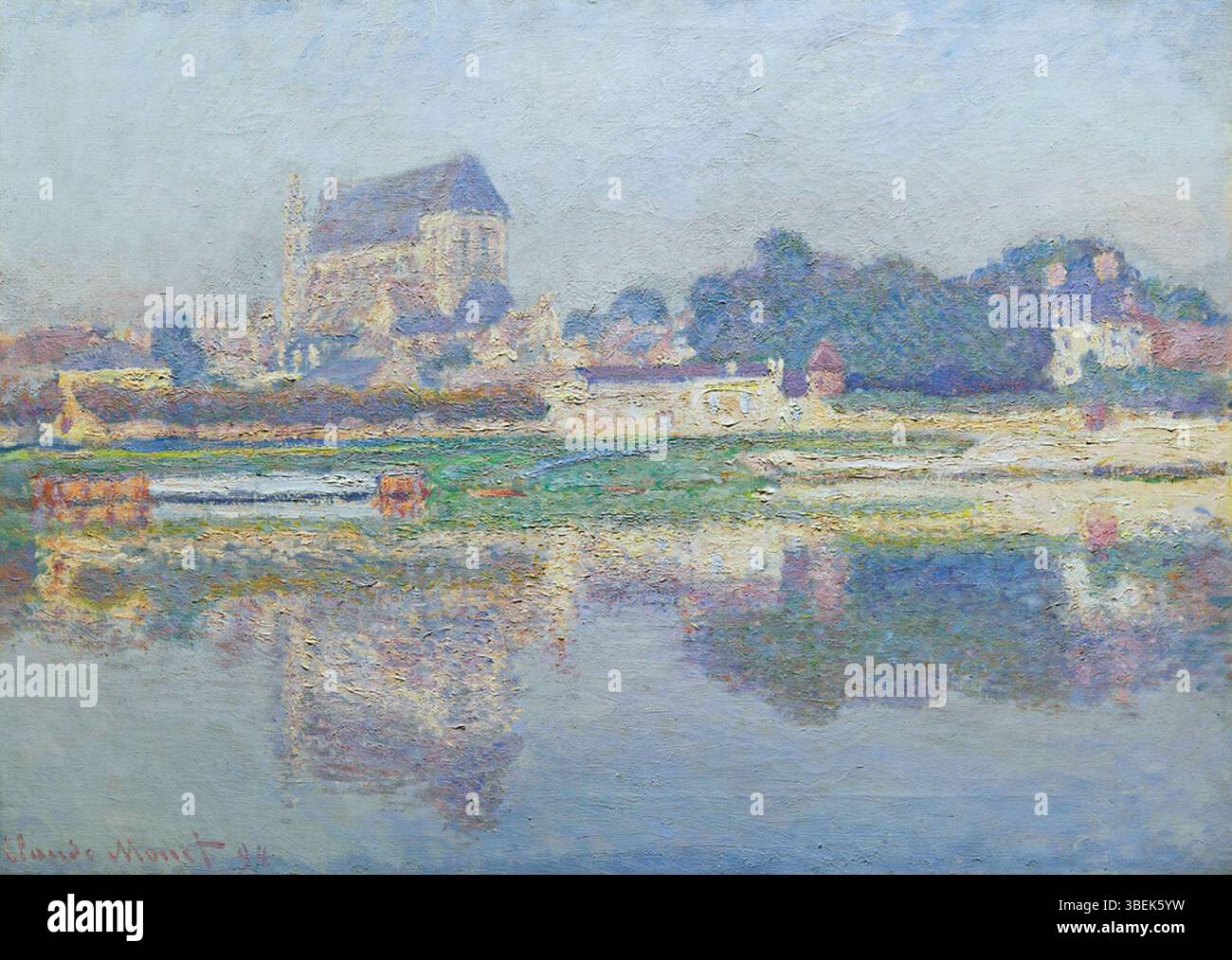 Claude Monet's artwork *Monet w1387*, a masterpiece of Impressionism ...