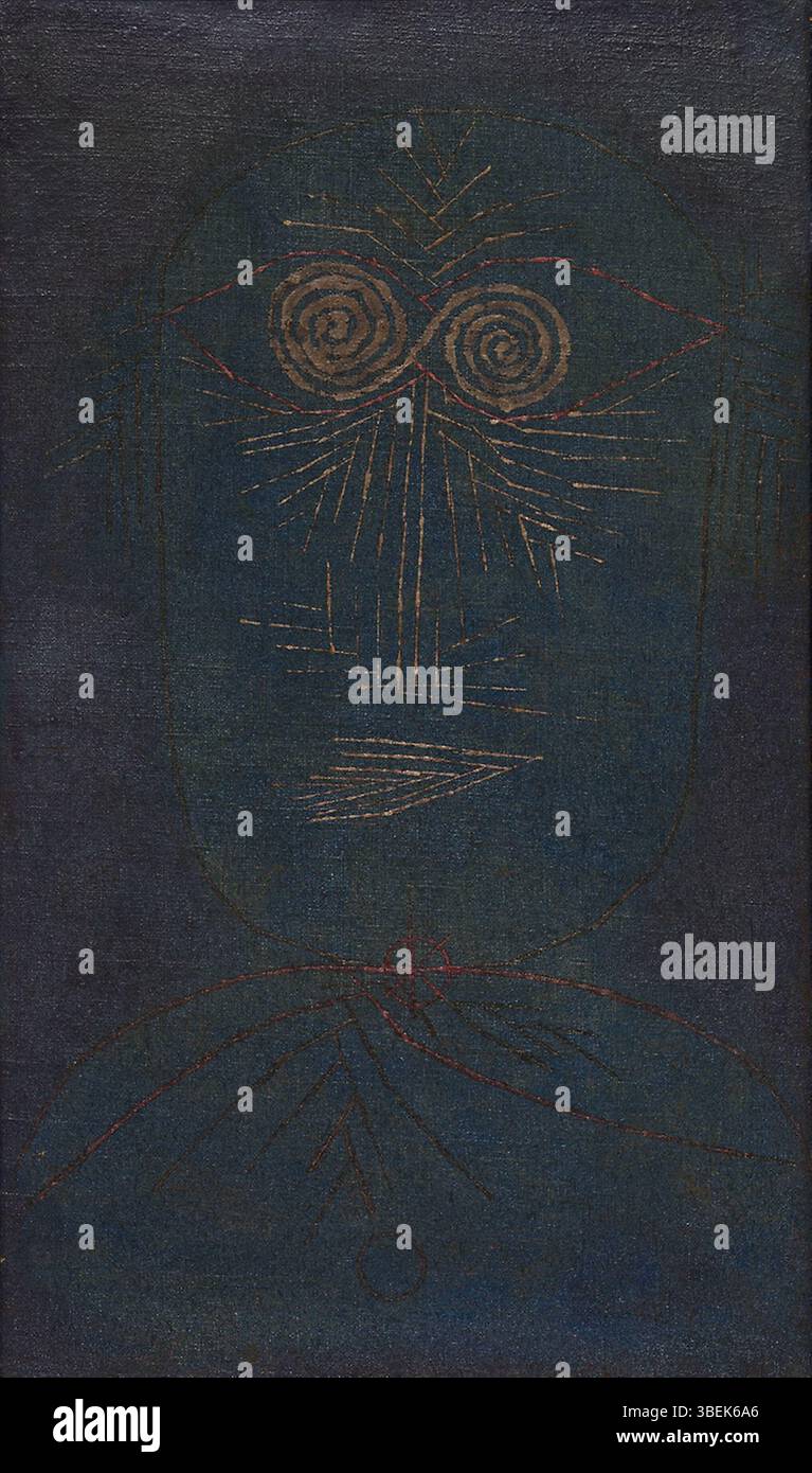 Paul Klee’s 'Strange Glance' (1930) depicts an abstract figure with a ...