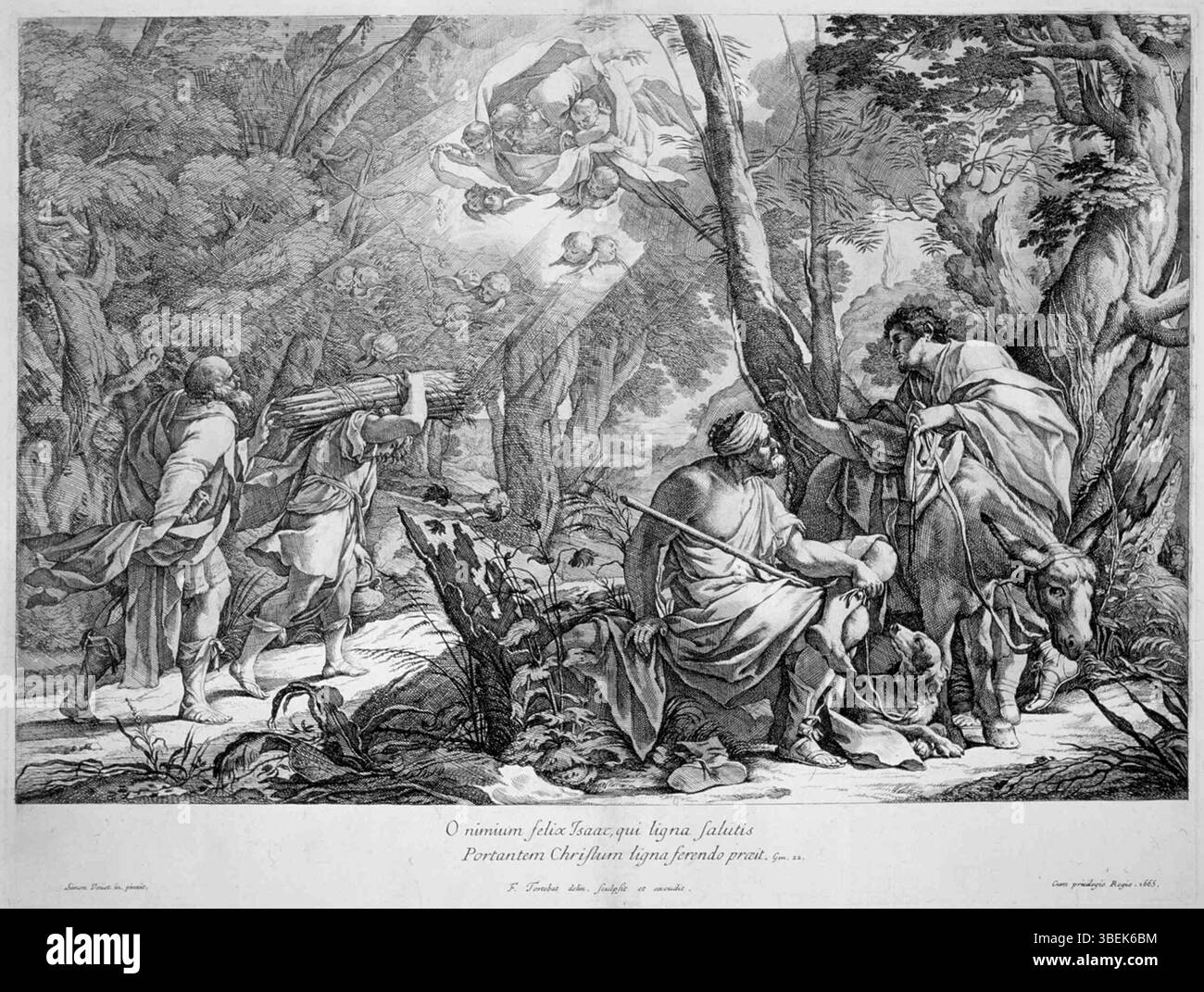 This engraving by François Tortebat (1616-1690) depicts the biblical ...