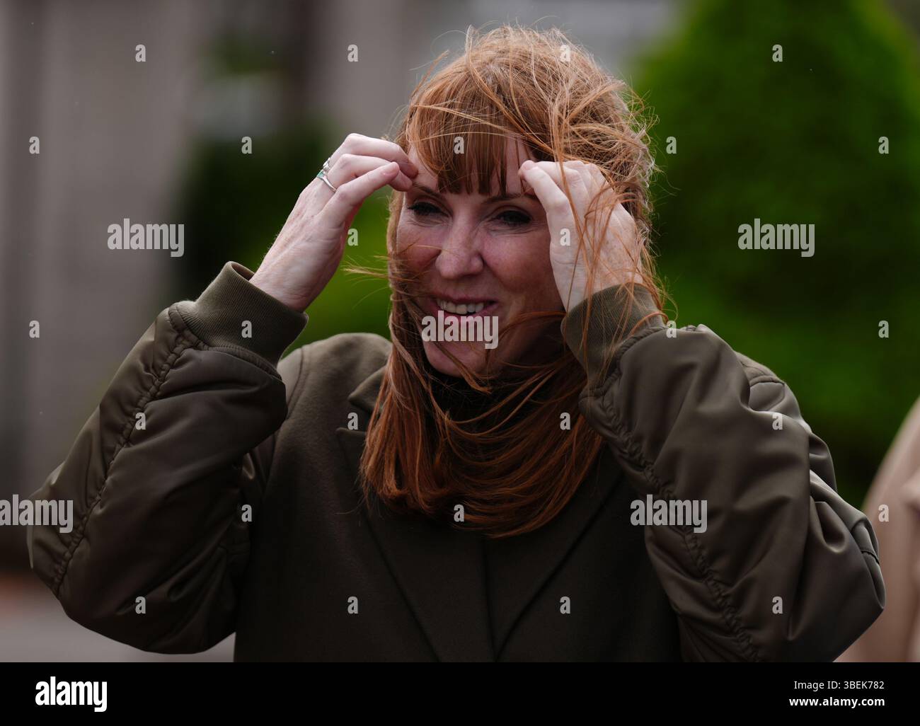 Deputy Prime Minister Angela Rayner during a walk about in Quarter ...