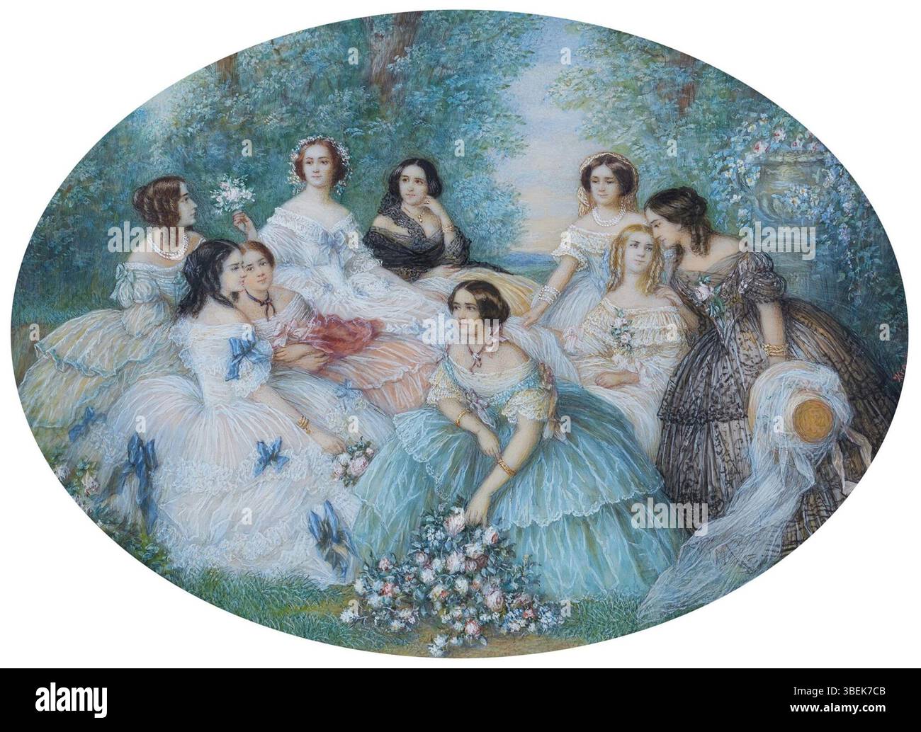 Empress eugenie 1855 Cut Out Stock Images & Pictures - Alamy
