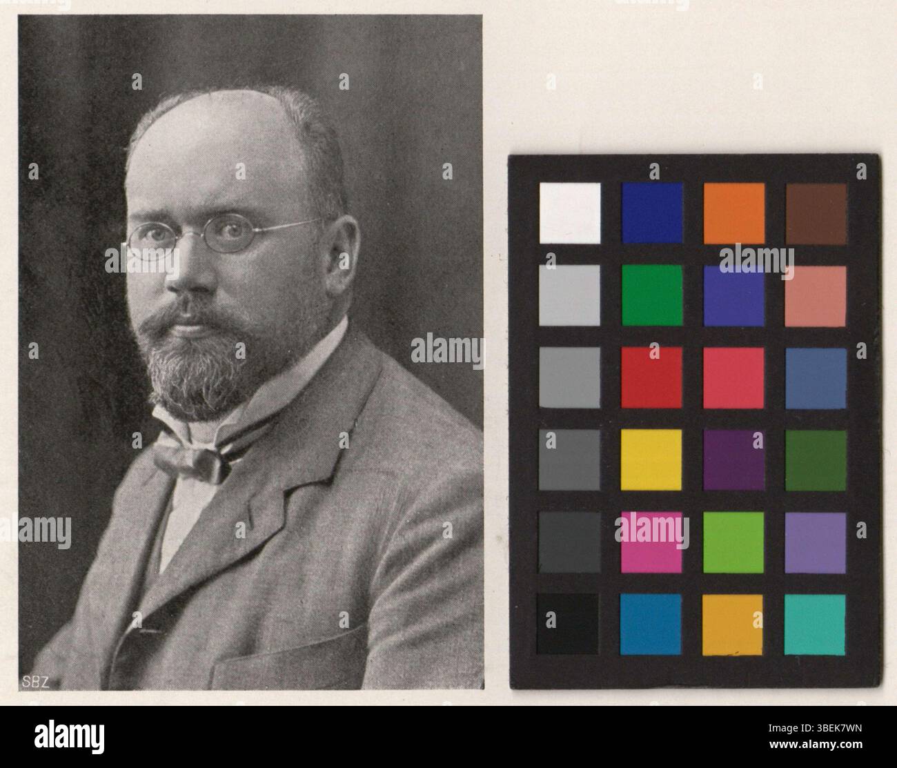 This light print photograph shows Emil Faesch, likely taken between ...