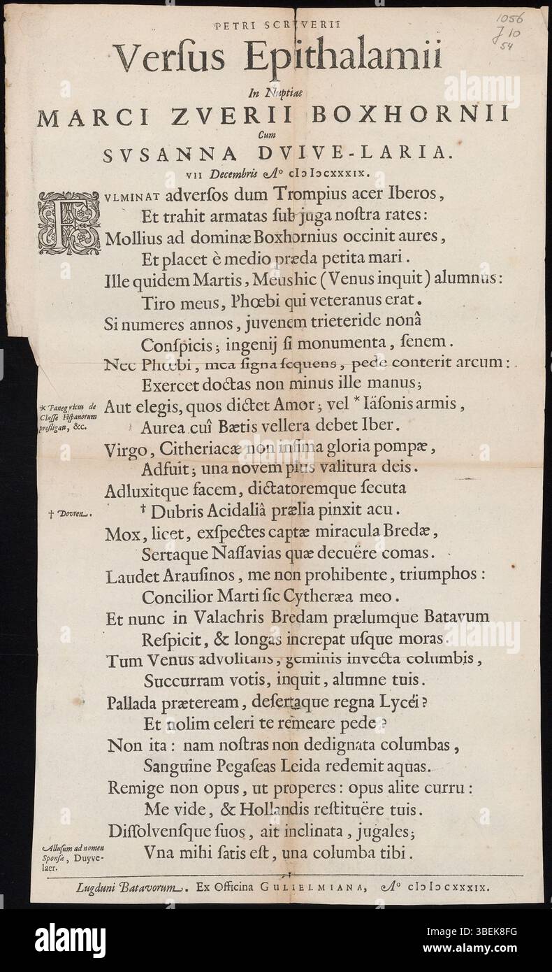 Marcus zverius boxhornius hi-res stock photography and images - Alamy