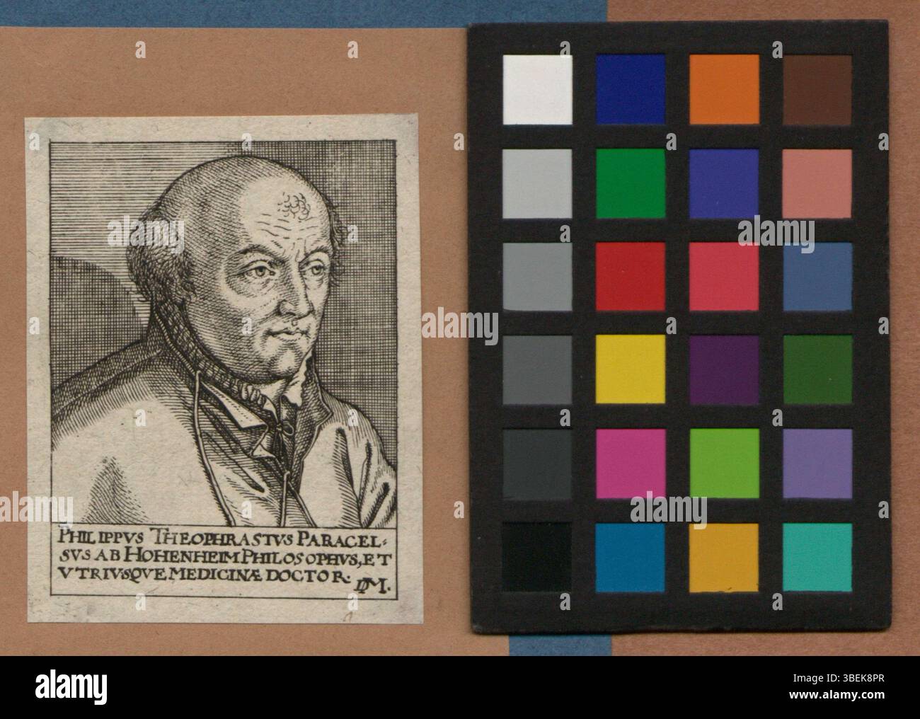 This copper engraving from between 1500 and 1599 depicts Philippus ...