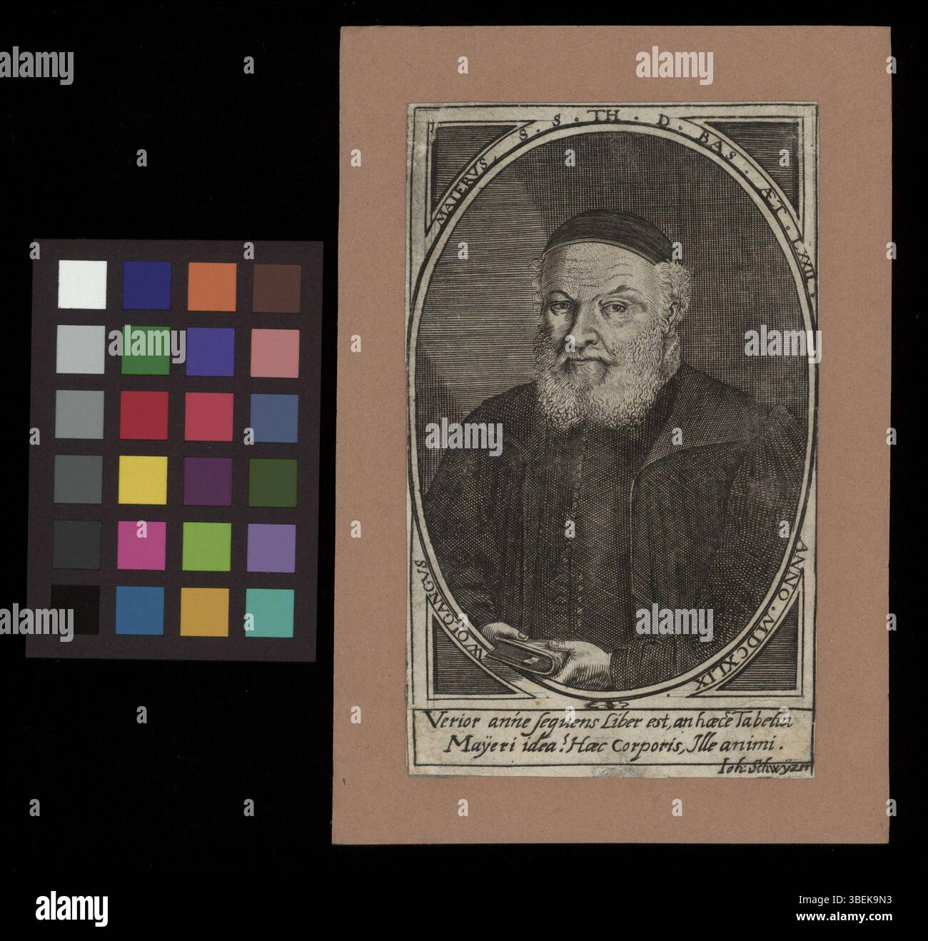 This copper engraving, created in 1649 by Ioh. Schwÿzer, depicts ...