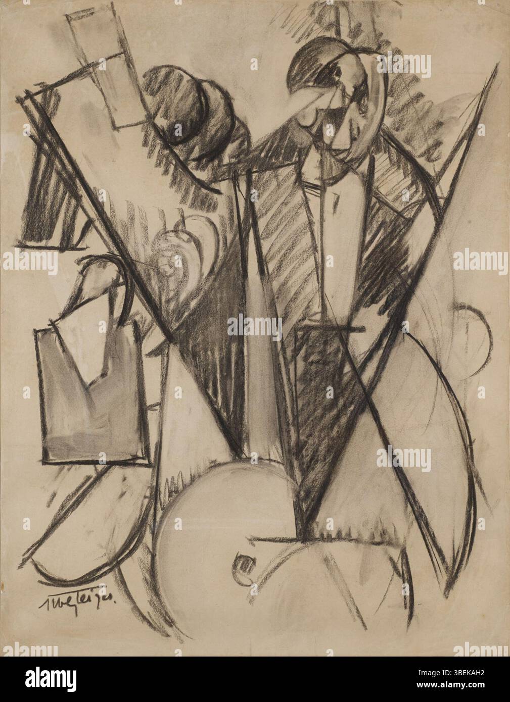 'Portrait of Igor Stravinsky' (1914) by Albert Gleizes captures the ...