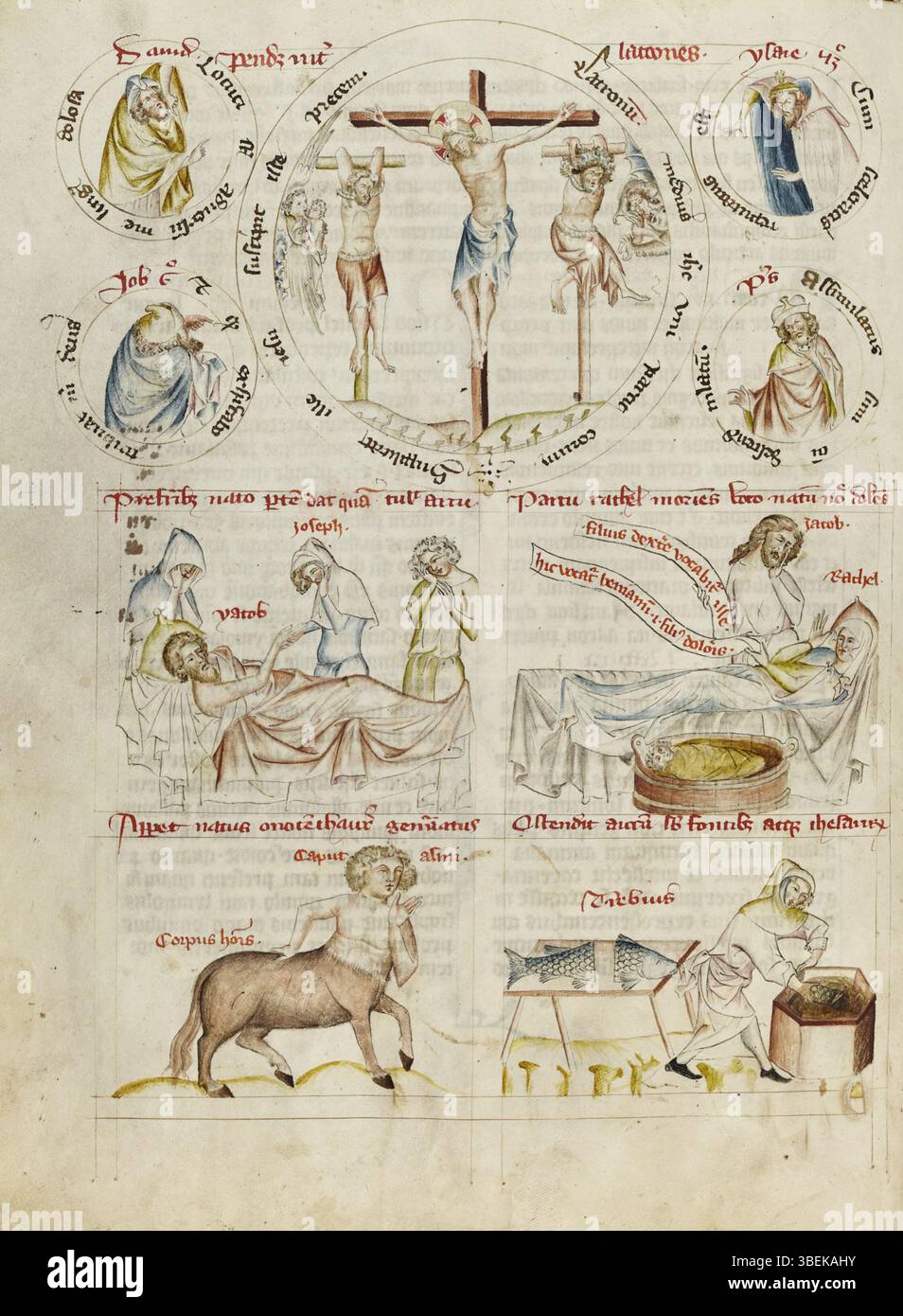 Illuminated manuscript folio 96v from Lilienfelder Concordantiae ...