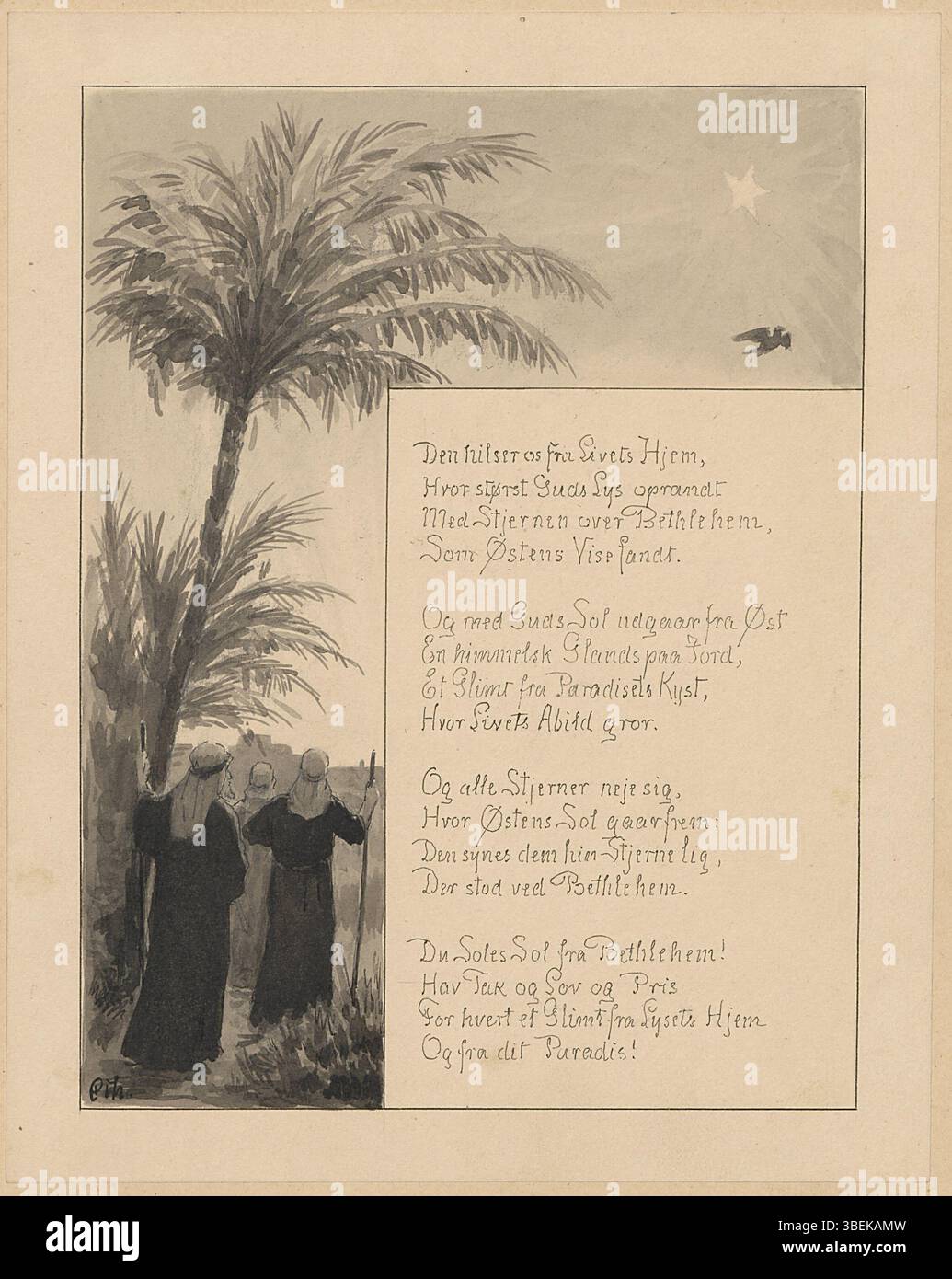 This illustration by Carl Thomsen, from the 1889 edition of *Morgen- og ...