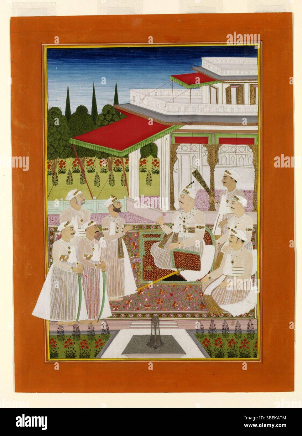 This painting from around 1810 depicts Sikander Jah, the Nizam of ...