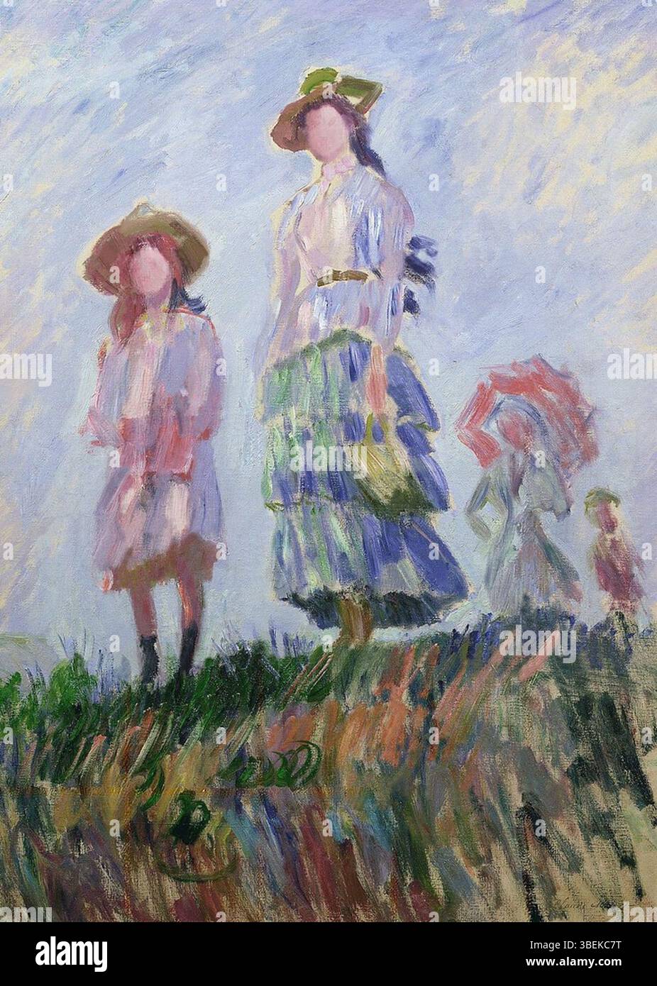 Claude Monet, one of the founding figures of the Impressionist movement ...