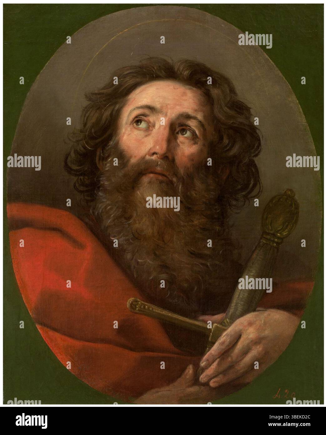 *Saint Paul* (1633–1634) by Guido Reni is a Baroque painting that ...