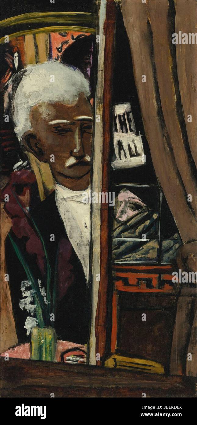CLARIDGE II, created by Max Beckmann in 1930, is a portrait of a woman ...
