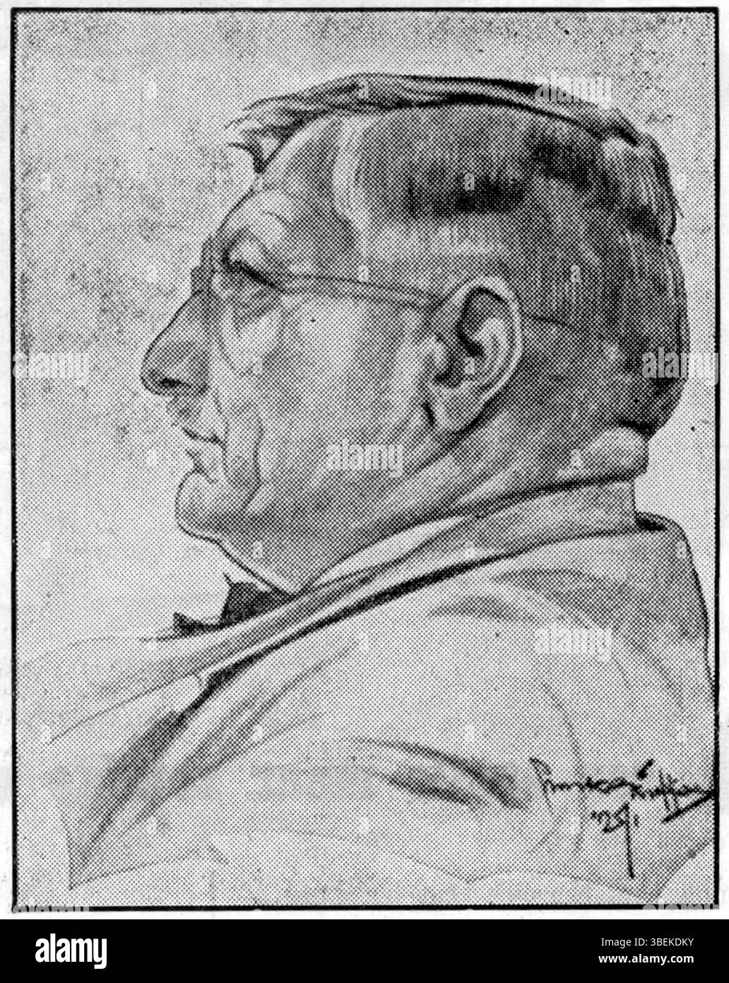 The 1929 artwork 'Johan Brautigam' by Albert Johann Funke Küpper is a ...