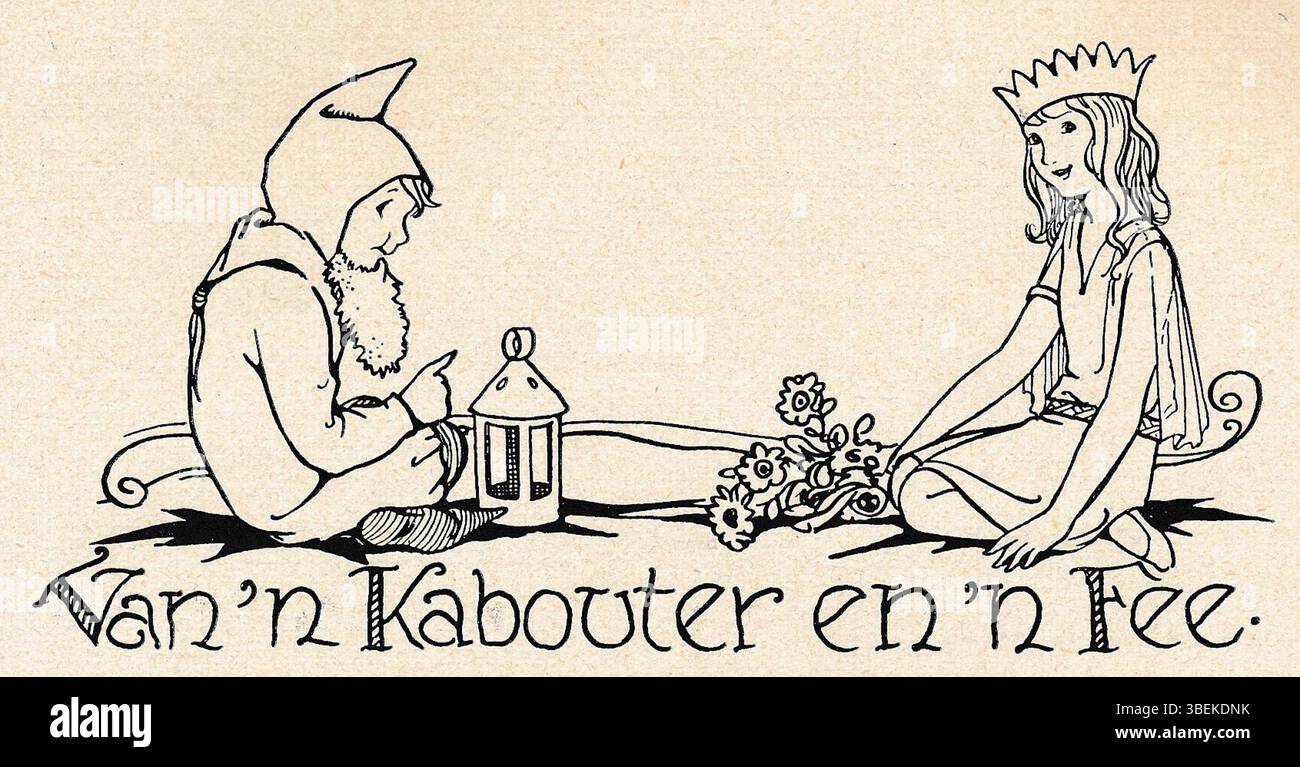 An early 20th-century illustration by Freddie Langeler (1899–1948 ...