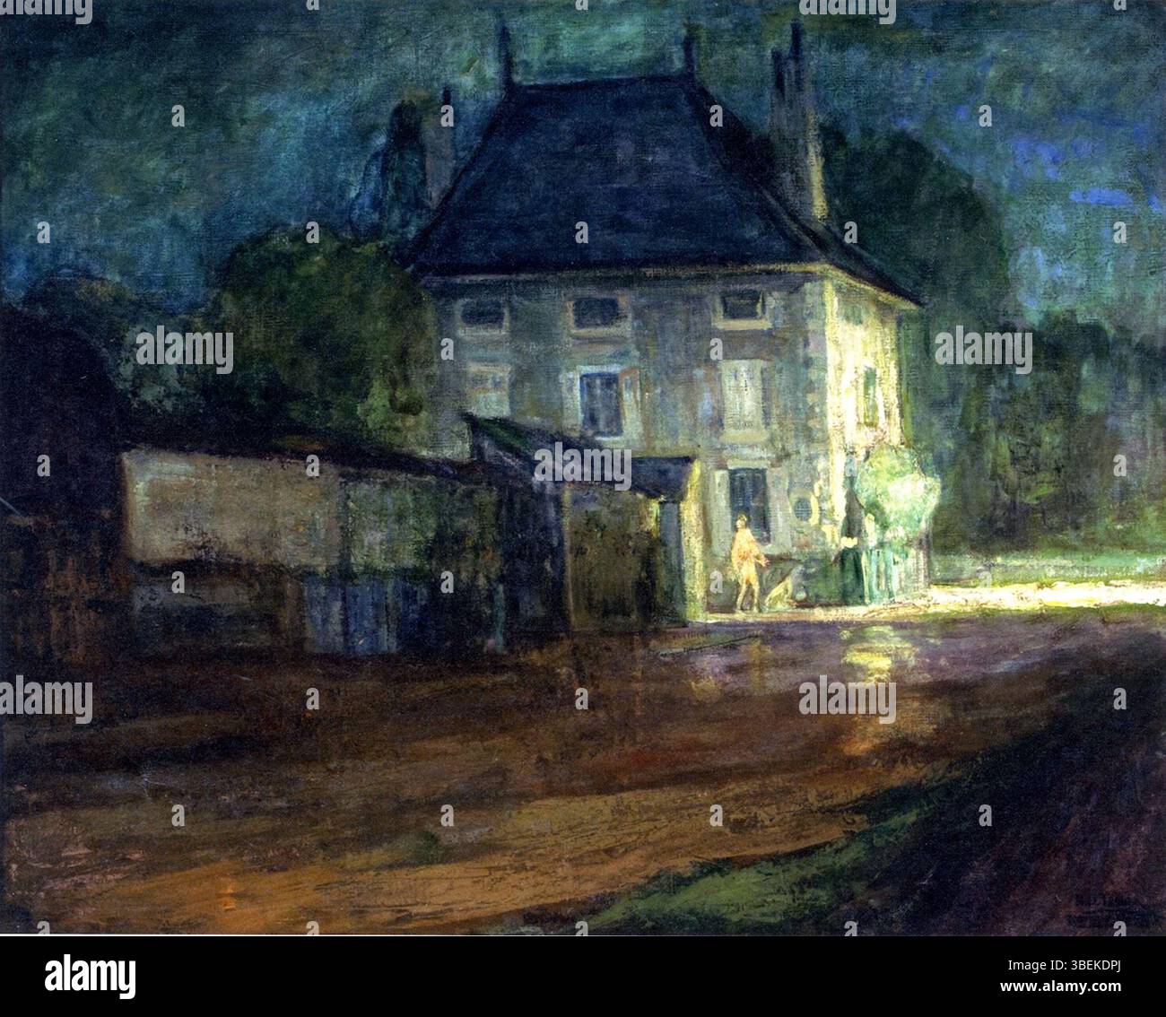 'Neufchateau' is a painting by Henry Ossawa Tanner, created around 1918 ...