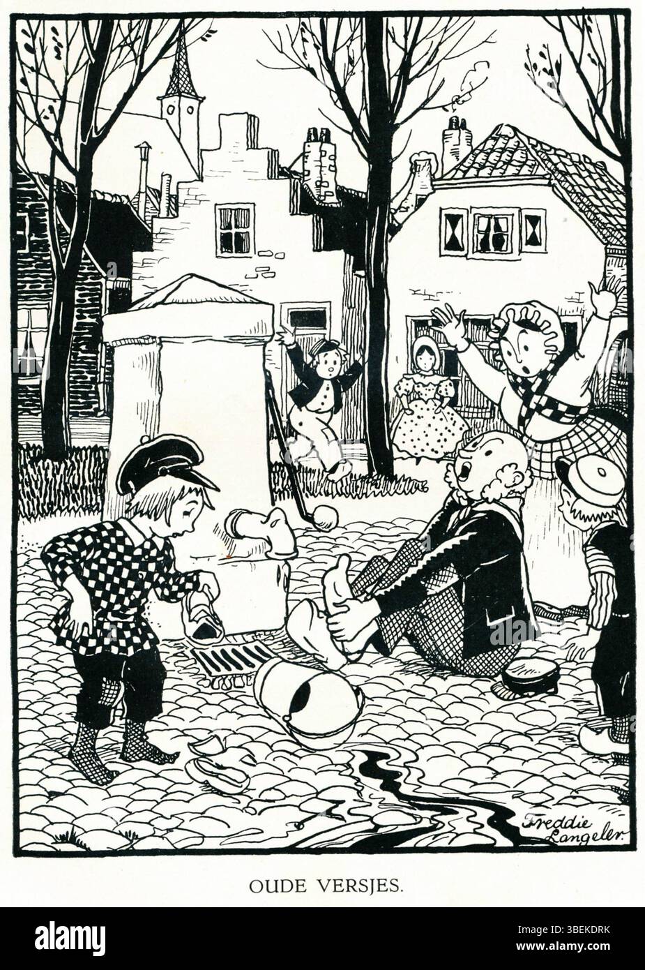 Freddie Langeler's illustration, created before 1948, highlights his ...