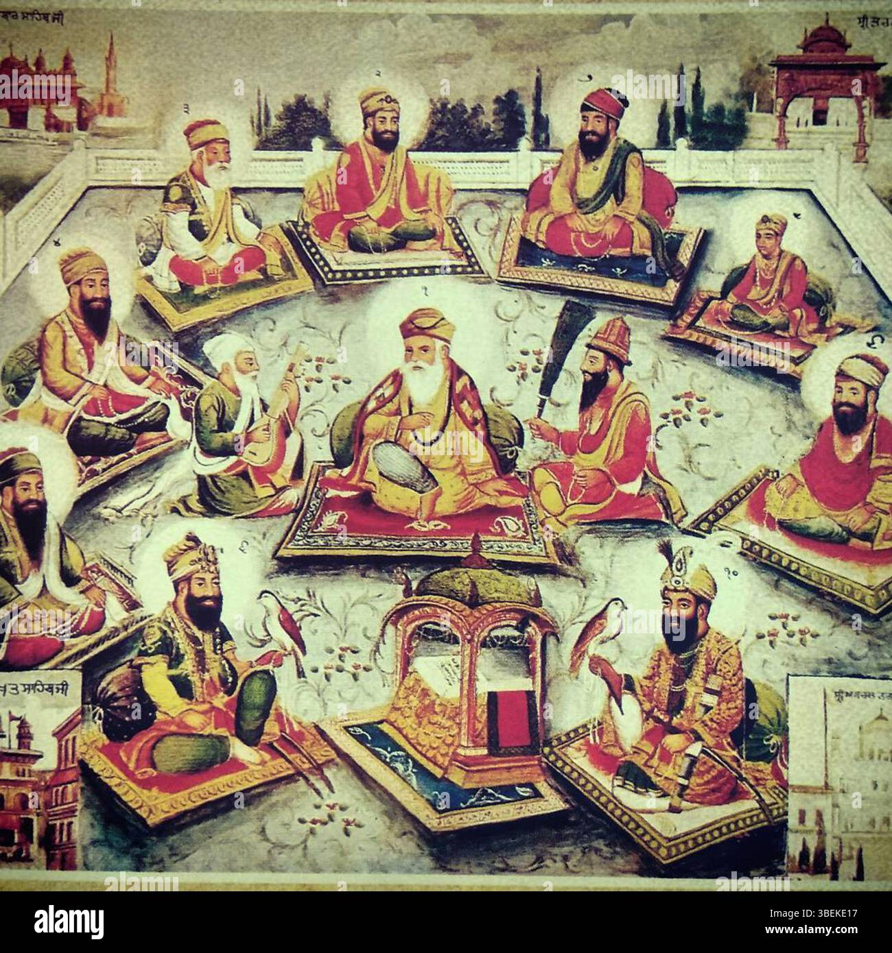 This painting by Lahora Singh Mussawar, created around 1900, depicts ...