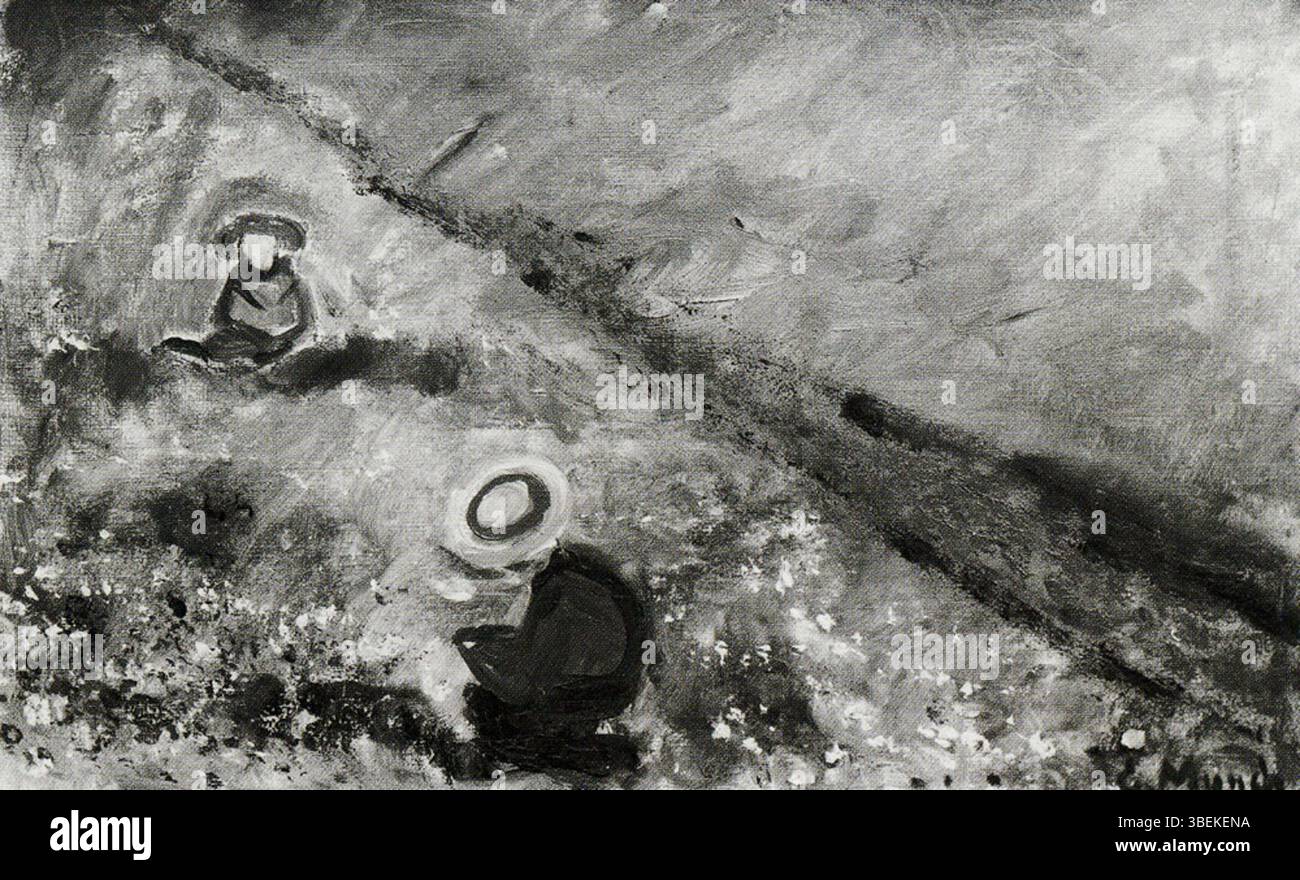 'Children in a Flowery Meadow' by Edvard Munch, painted in 1902 ...