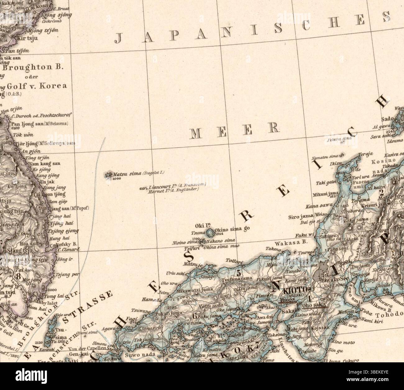 This 1872 map, part of Stieler's Hand Atlas, illustrates the geographic ...