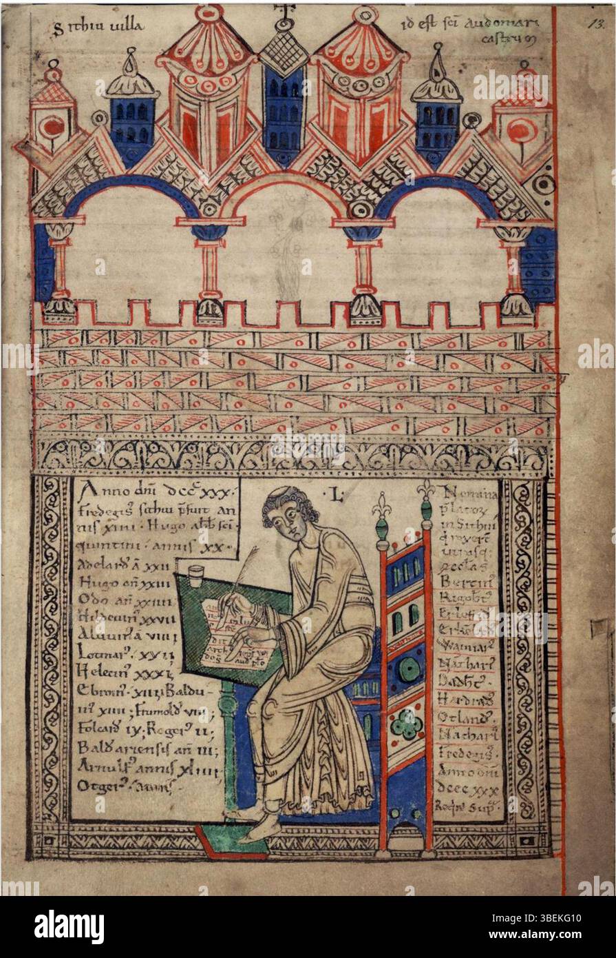 Medieval scribe hi-res stock photography and images - Alamy