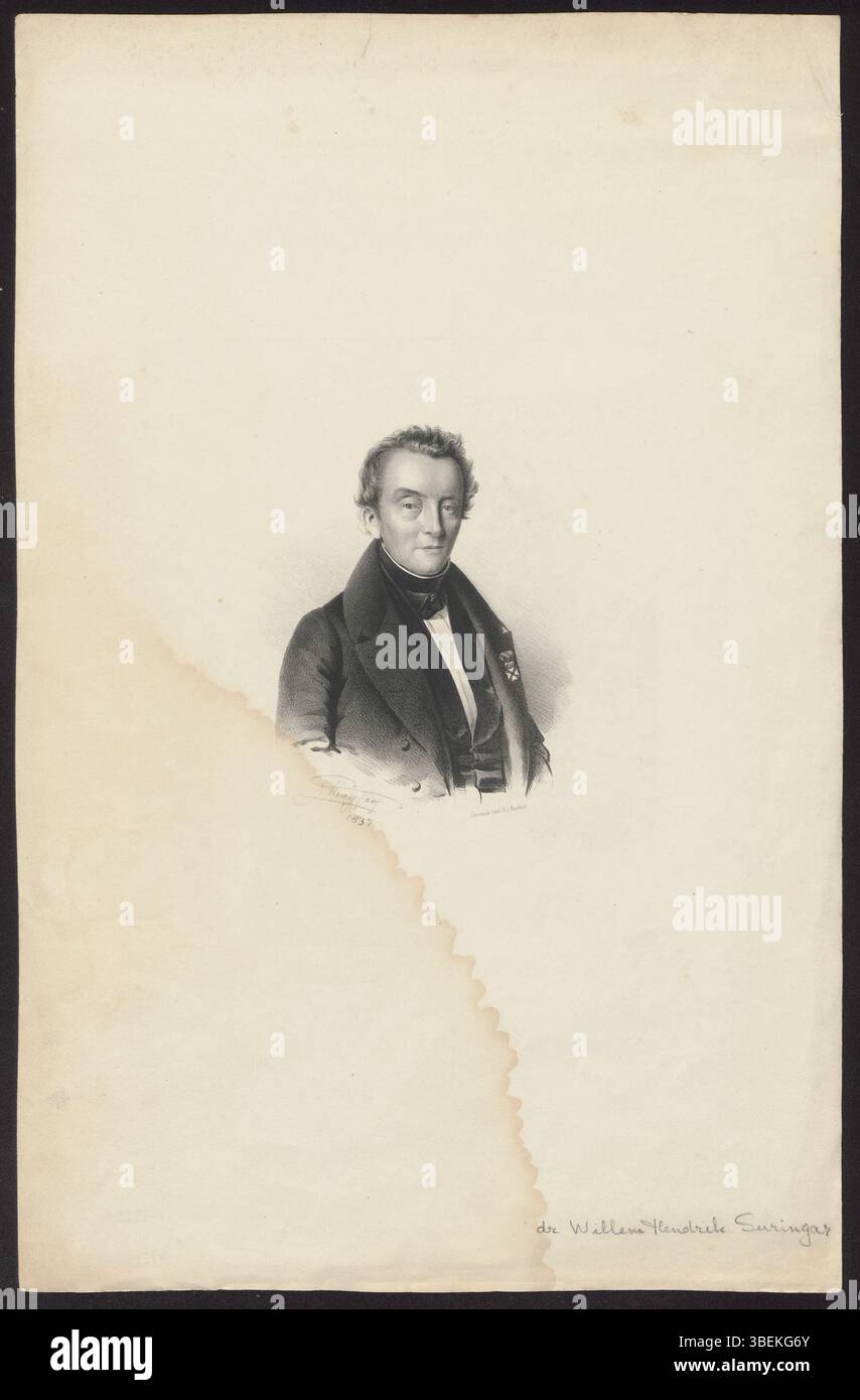 This portrait, likely from the early 19th century, depicts Dr. Willem ...