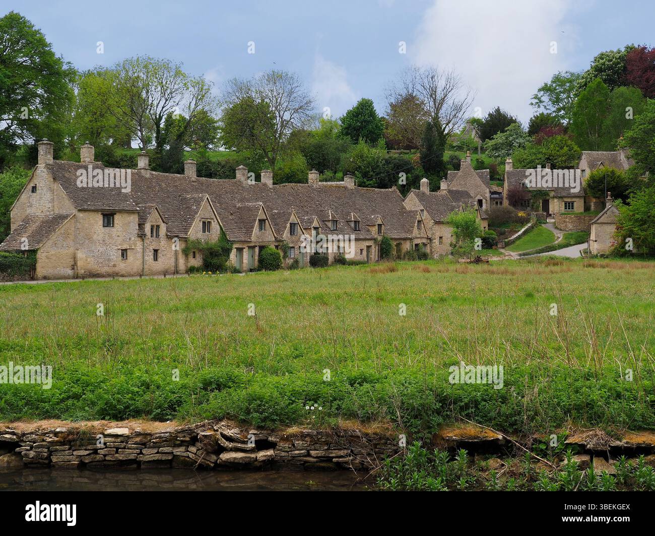 Arlington Row, in the beautiful Bibury Village in the glorious ...
