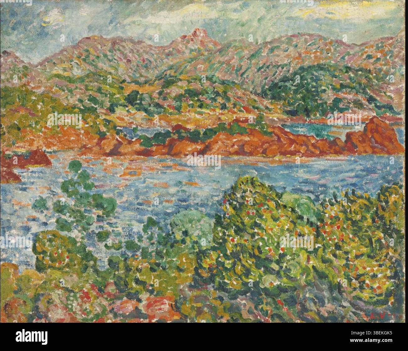 'Roches Rouges de l'Estérel' (Red Rocks of the Esterel) by Louis Valtat ...