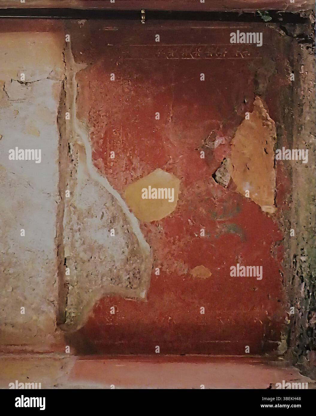 This fresco from the 1st century CE shows a niche on the east wall of ...