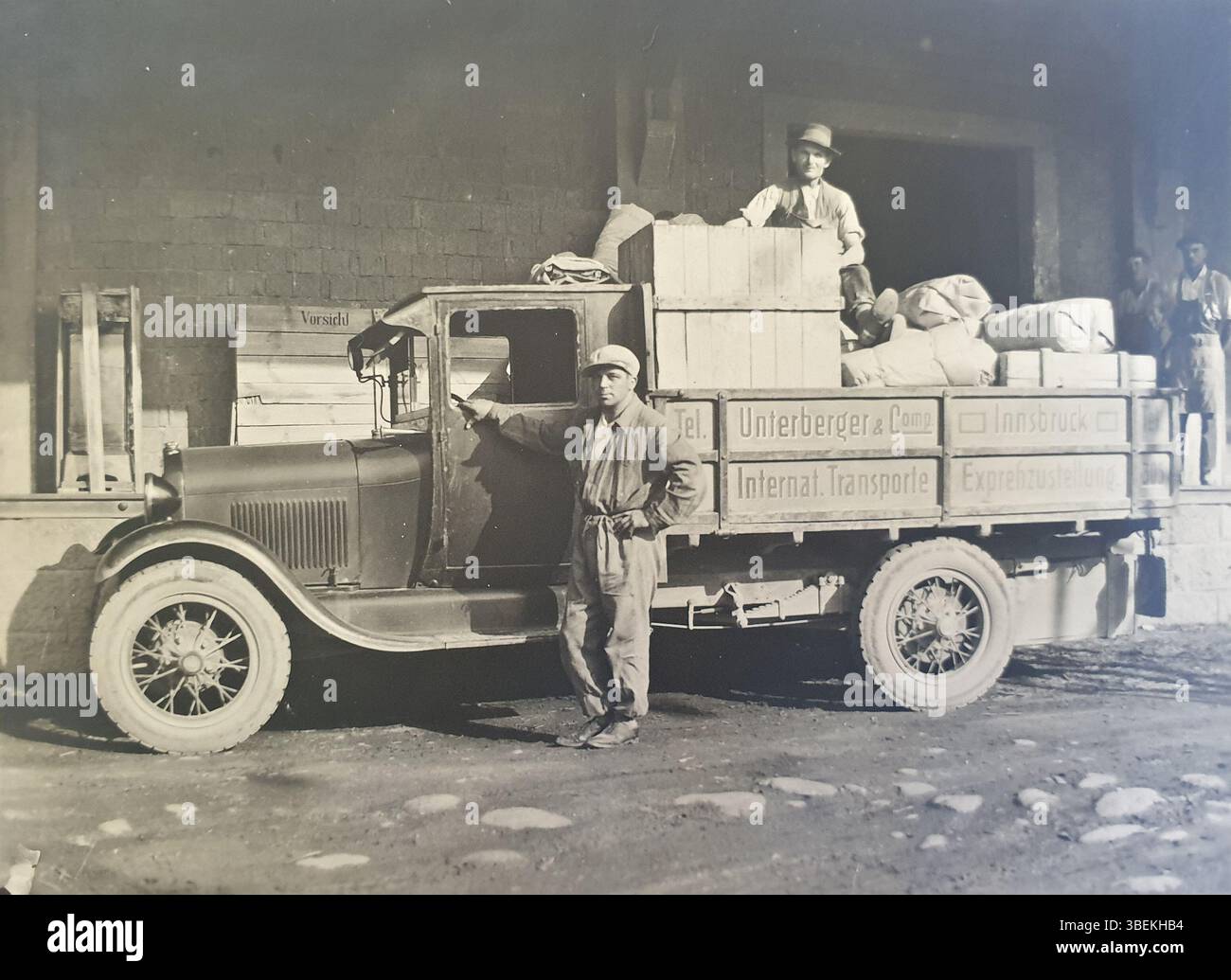 A medium-sized automobile by Unterberger & Comp., produced during the ...