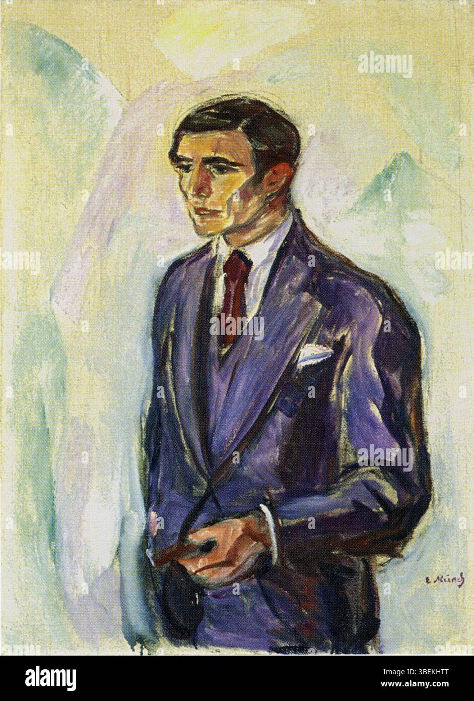 In 1916, Edvard Munch painted a portrait of Leopold Wondt, a German ...