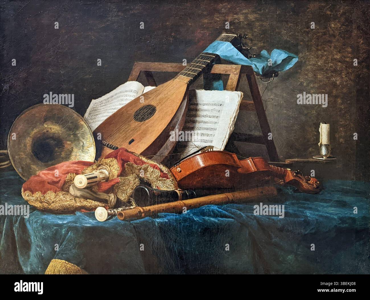 Anne Vallayer-Coster’s 1770 painting 'Instruments de musique' showcases ...