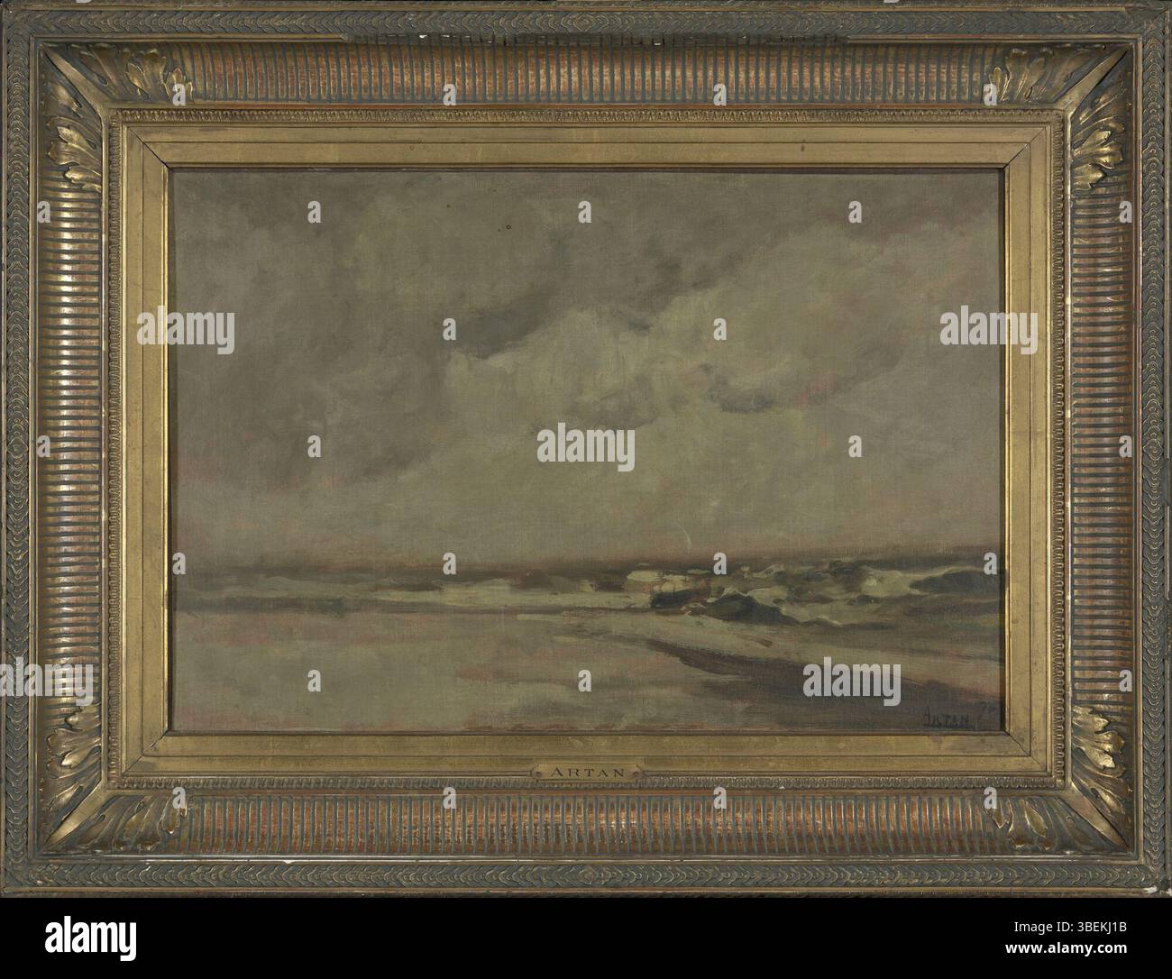 'Branding' (Surf) by Louis Artan depicts the dynamic force of the ocean ...