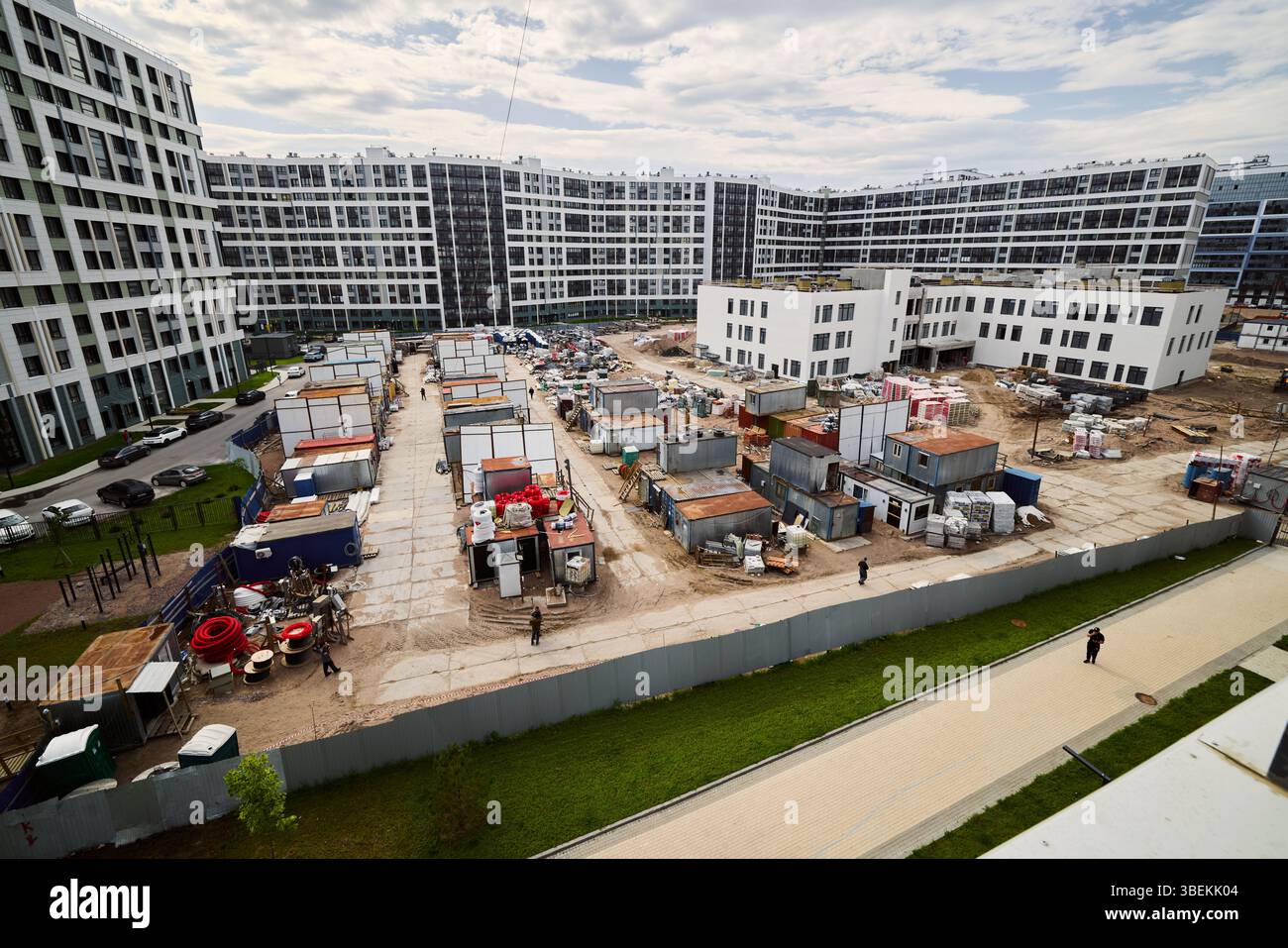 An Urban Construction Site Currently Under Development and Bringing New ...