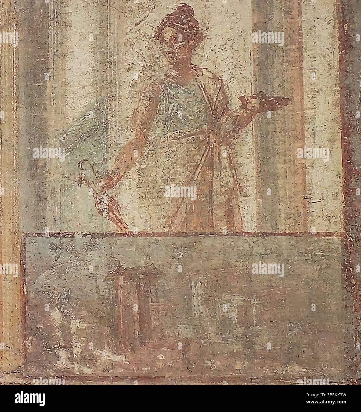 A fresco from the Upper Zone of the North Wall in the House of the ...
