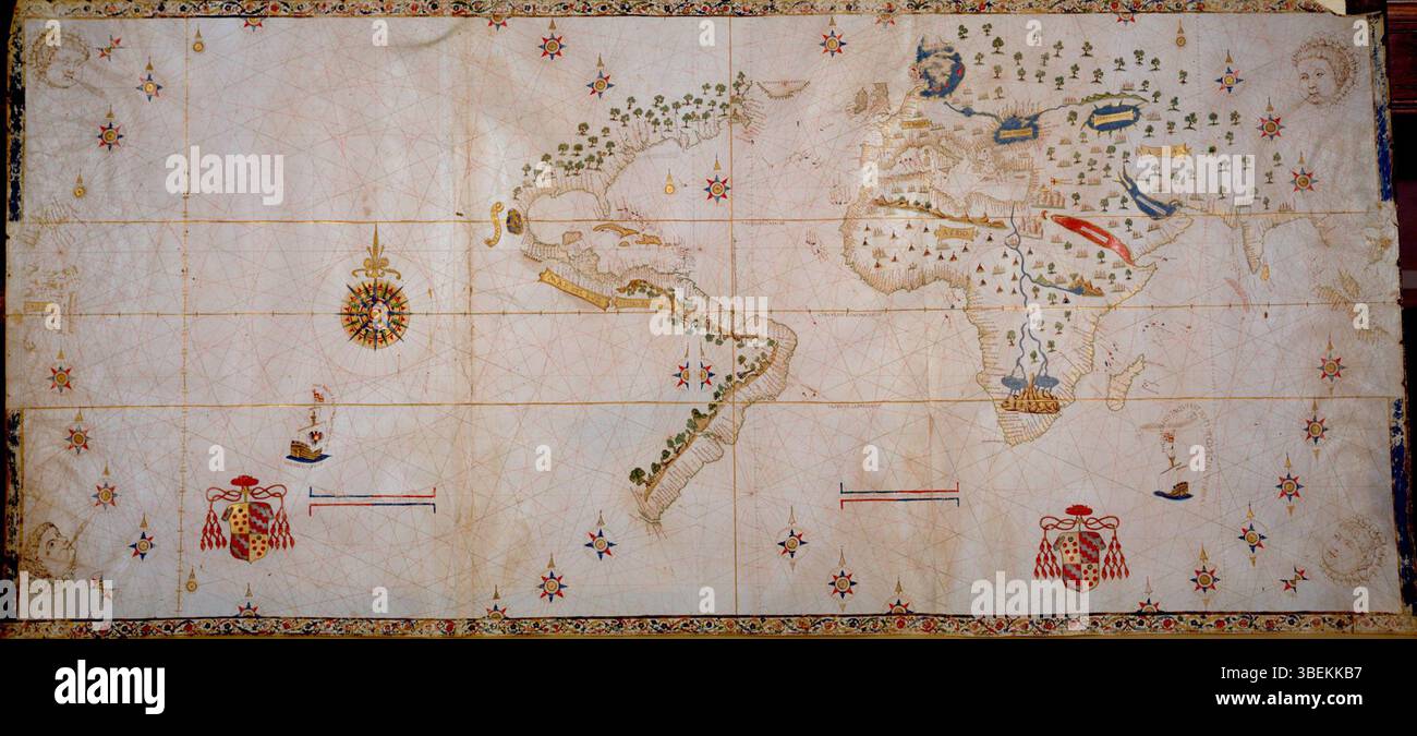 Salviati world map of 1525 hi-res stock photography and images - Alamy