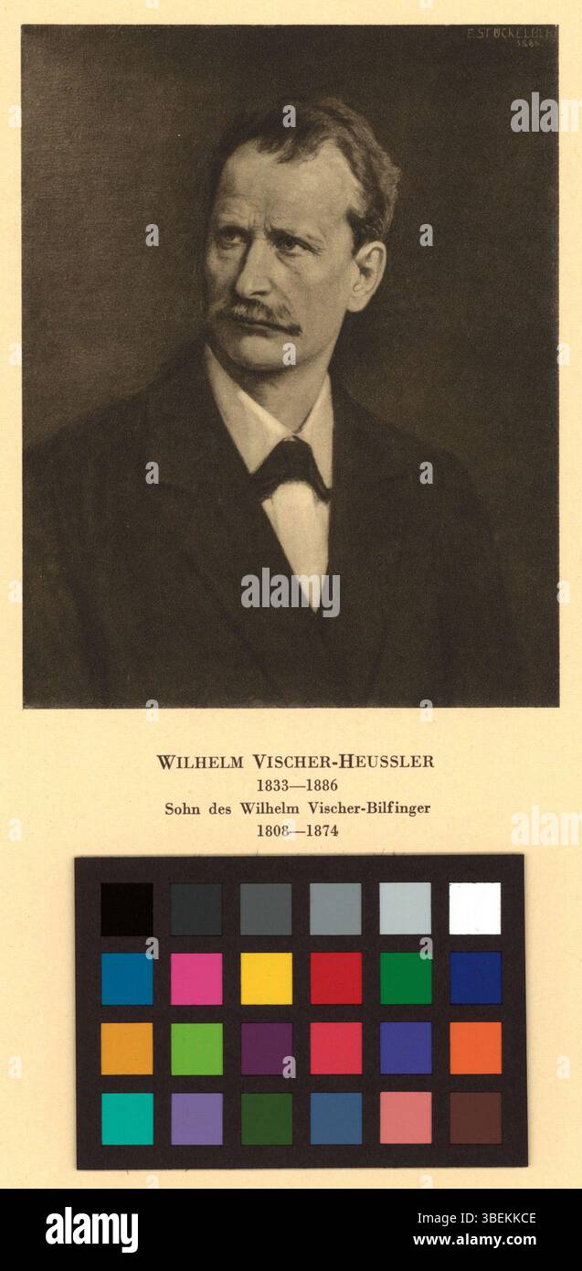 This reproduction of a black-and-white painting, created by E ...