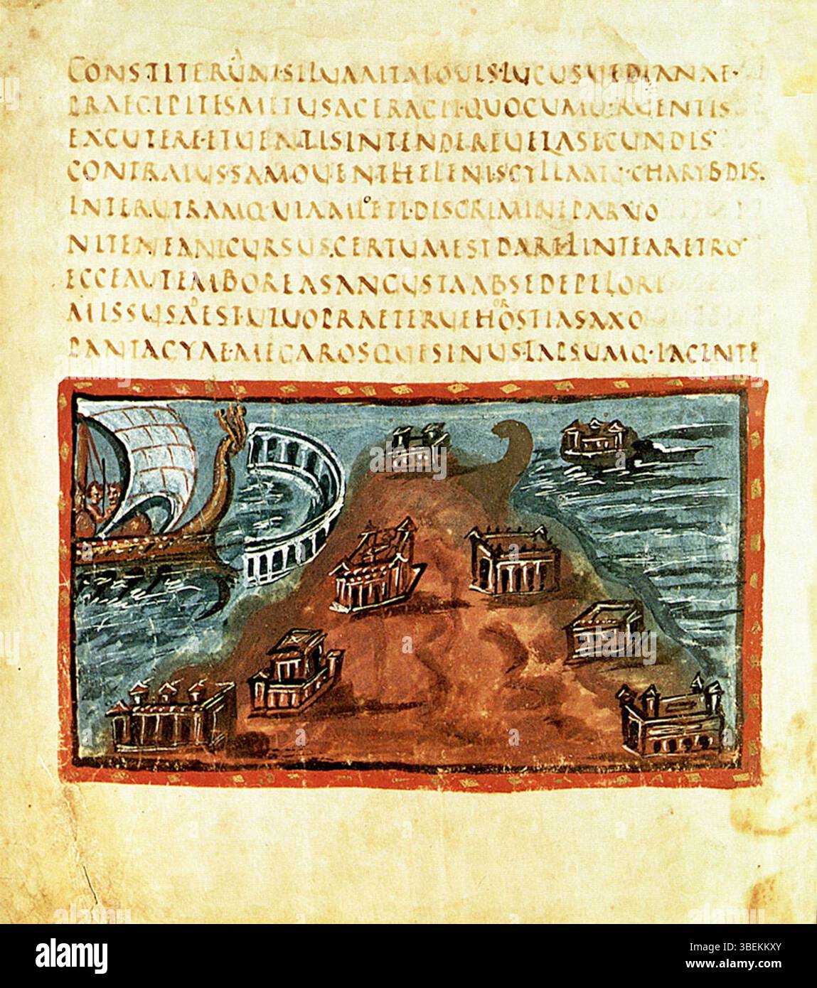 This 5th-century manuscript, *Folio 31v*, depicts Aeneas and his ...