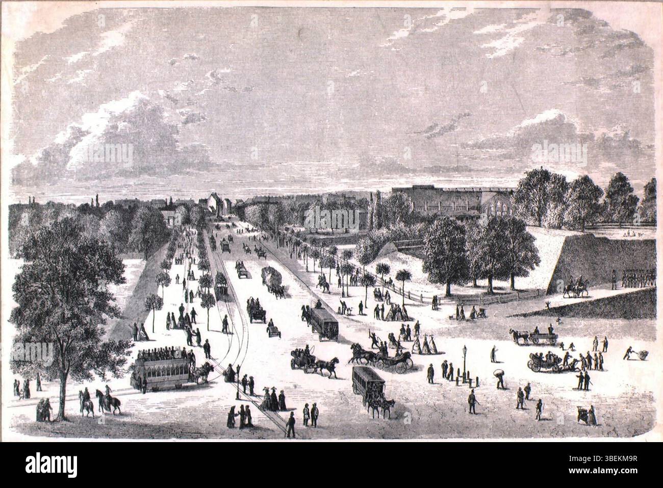 The Vesterbrogade dam, built over the Stadsgraven in 1867, replaced two ...