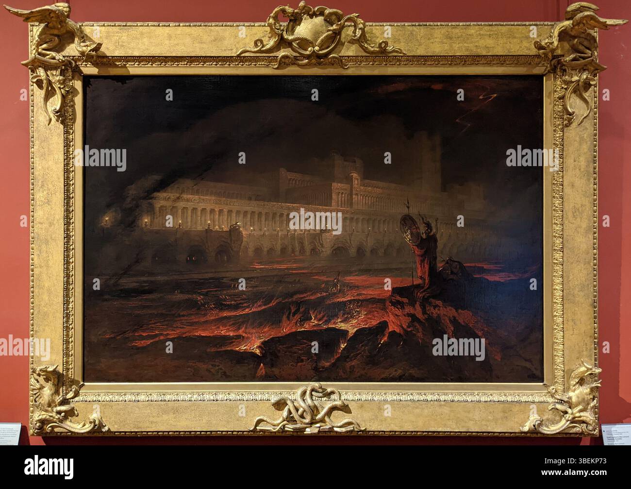 *Le Pandemonium* (1841) by John Martin is a dramatic painting depicting ...