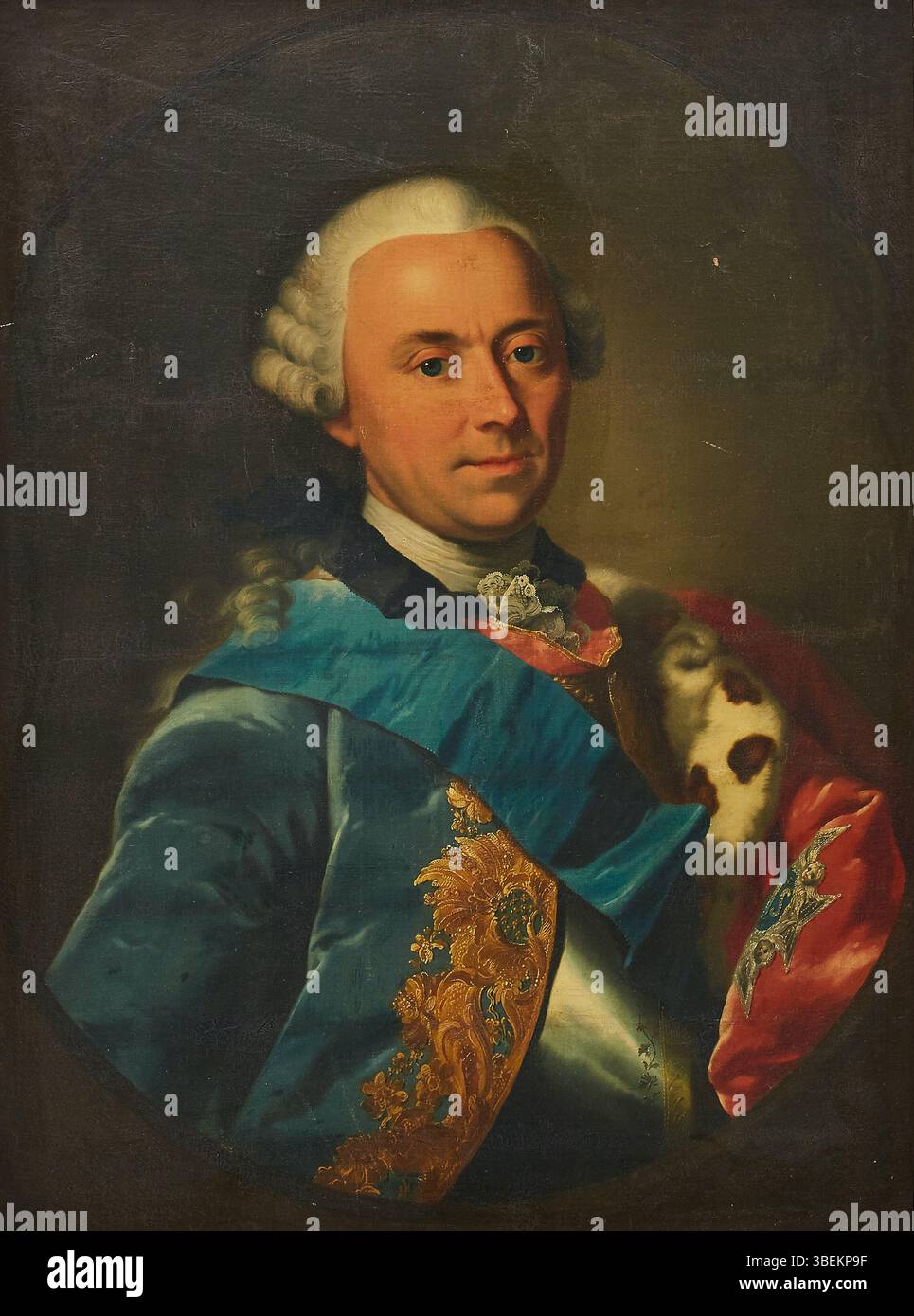 This mid-18th-century portrait likely shows Carl Lagerberg (1708–1767 ...