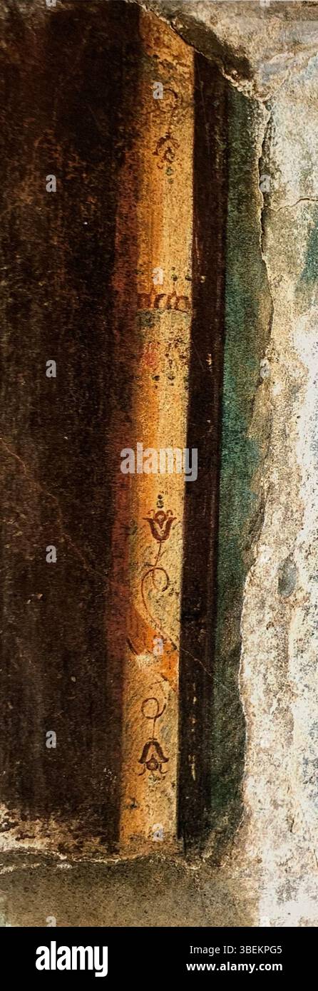 This image shows the south wall of the south niche in Room 22 of the ...