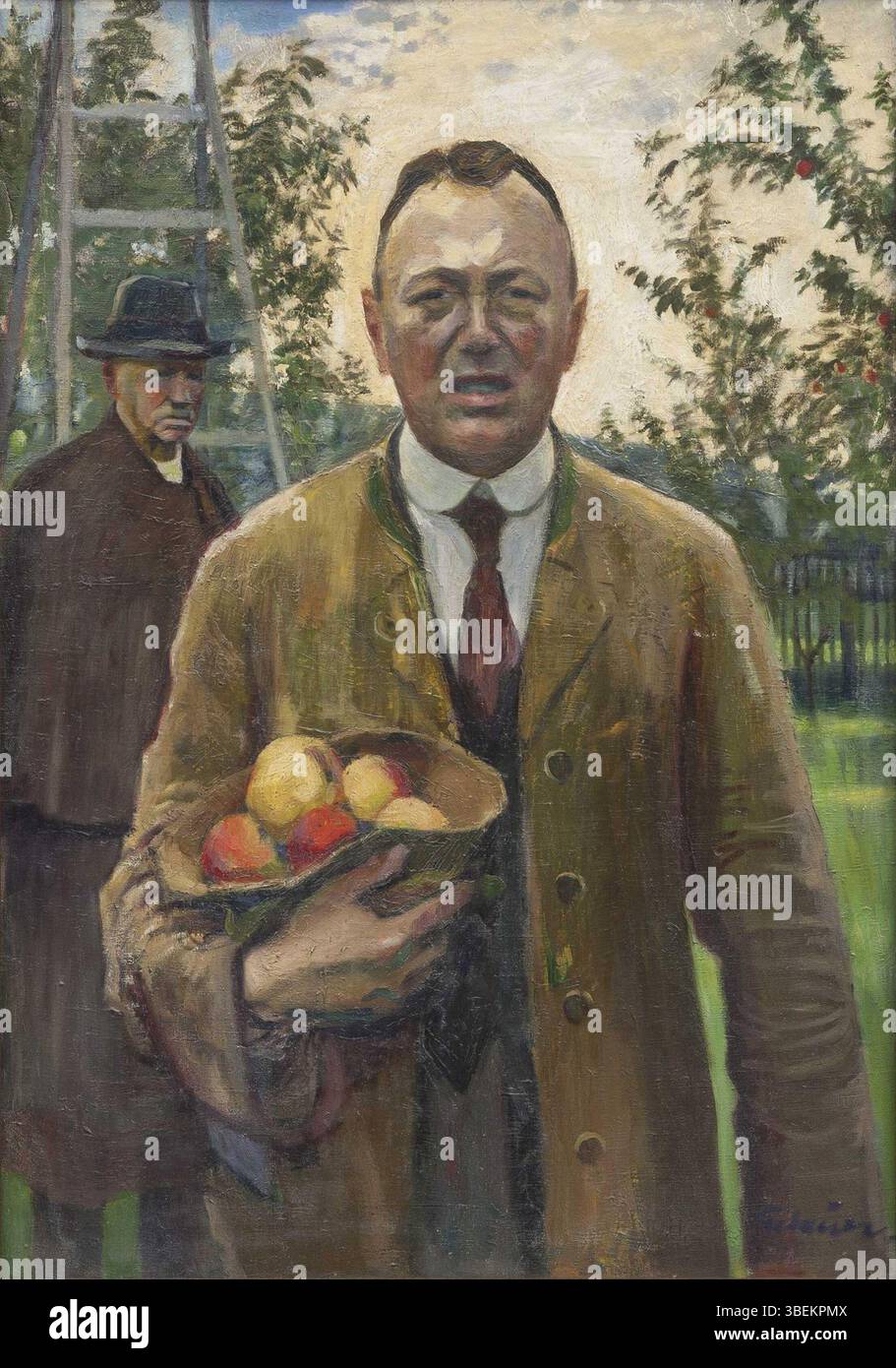 Paul Gebauer’s *Autoportrét* (Self-Portrait), created in the mid-20th ...
