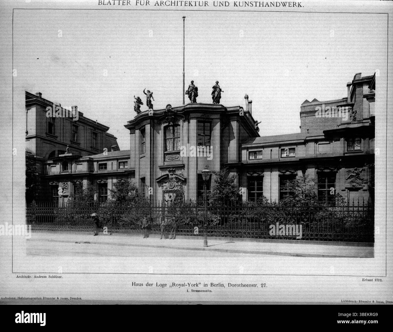 This historical photograph from 1890 depicts the Villa Kamecke on the ...